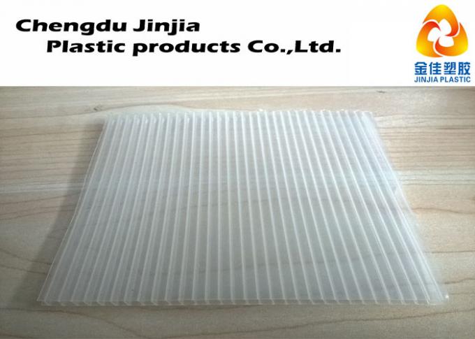 Clear Rigid Fluted Polypropylene Sheets For Templating Countertops