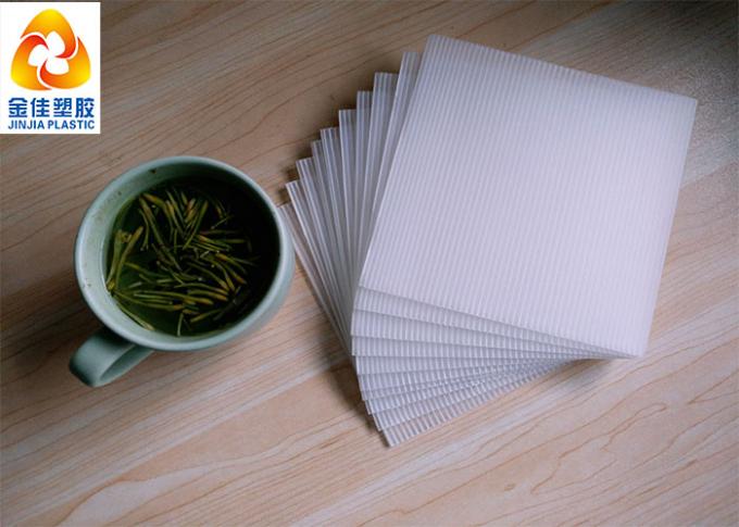 PP Or PE Material Plastic Core flute Sheets For Making Plastic Boxes