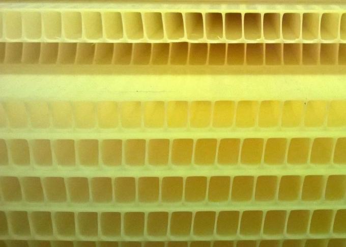 PP Or PE Material Plastic Core flute Sheets For Making Plastic Boxes