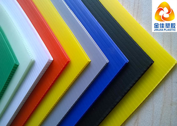 PP Or PE Material Plastic Core flute Sheets For Making Plastic Boxes
